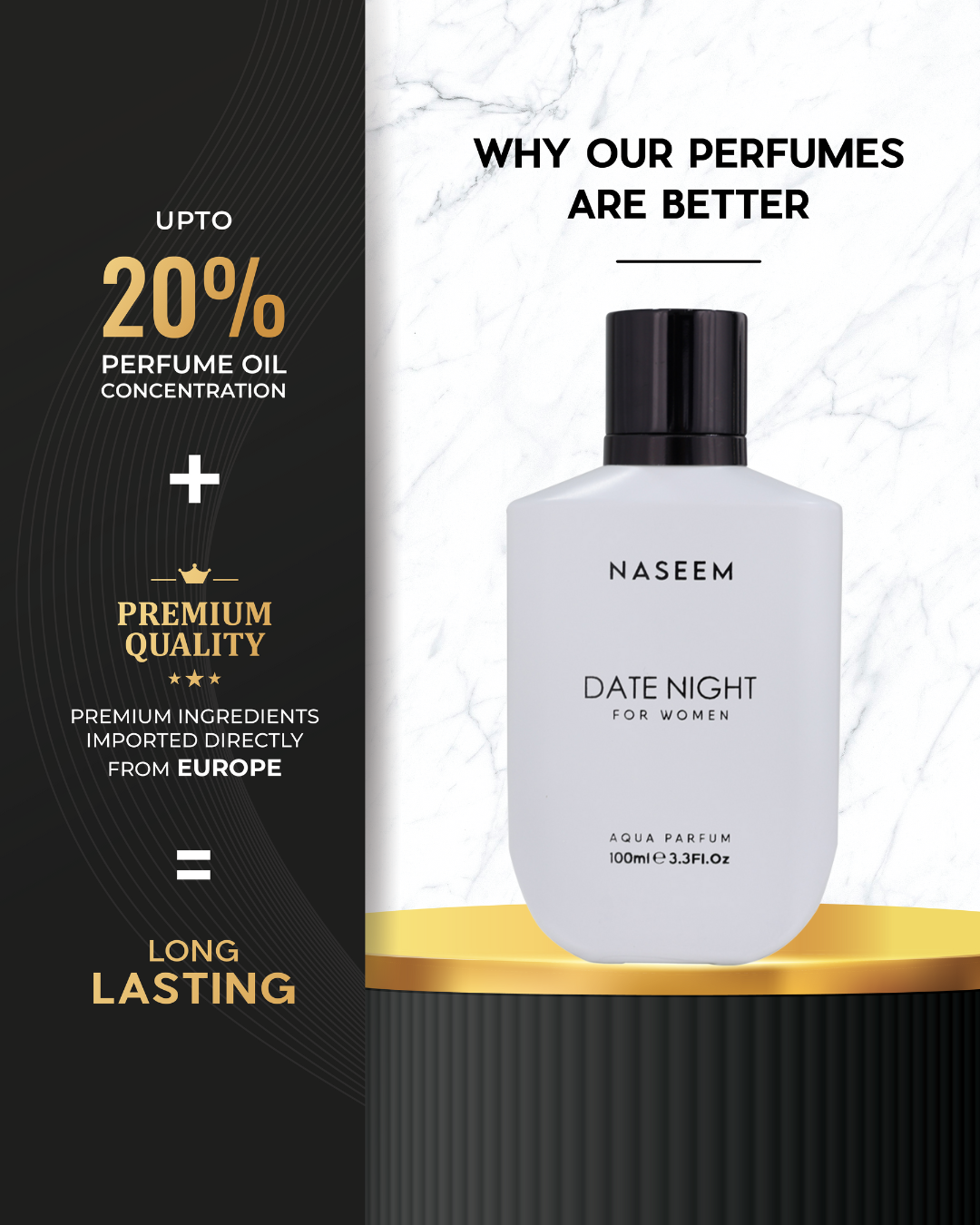 Date Night Perfume For Women - 100 ML | Naseem Perfume USA – NASEEM ...